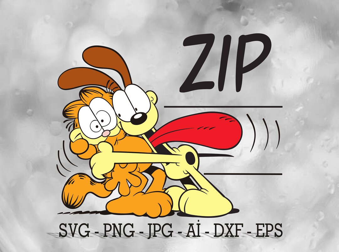 Garfield Svg, Garfield Bundle Svg, Garfield Clipart, Svg Files for ...