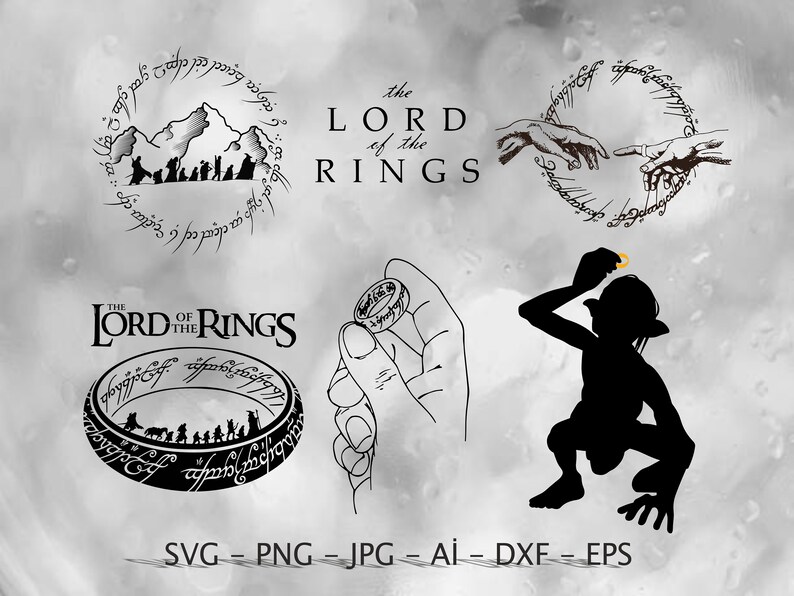 Instant Download... the Lord of the Rings Clipart Digital Downloads ...
