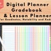 Best Teacher Life Digital Planner W/ Digital Stickers Undated Planner ...
