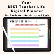 Teacher Planner 2022-2023 Printable, Lesson Planner, Teaching Planner ...