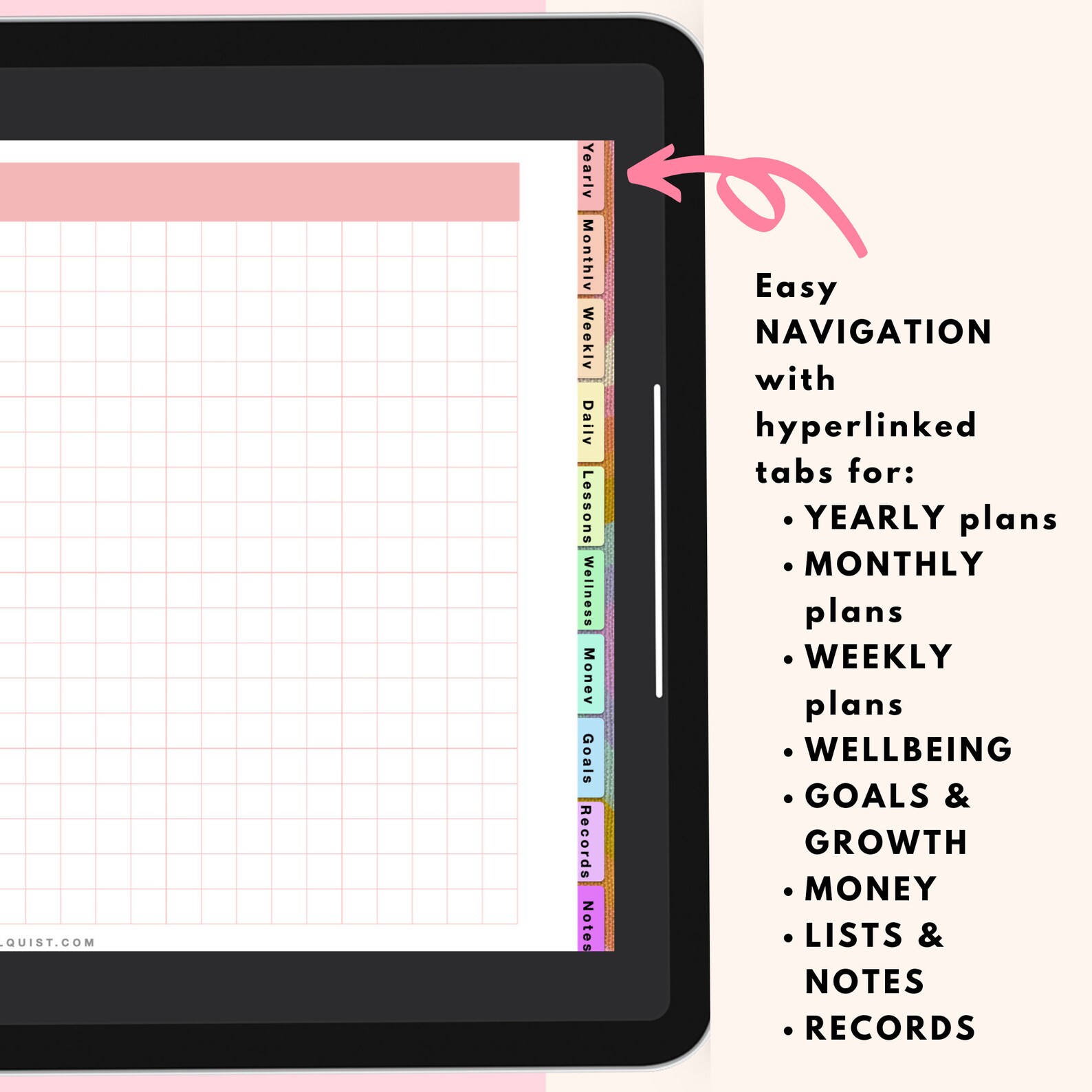 Best Teacher Life Digital Planner W/ Digital Stickers Undated - Etsy