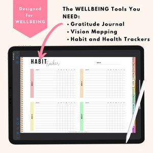 Best Teacher Life Digital Planner W/ Digital Stickers Undated Planner ...