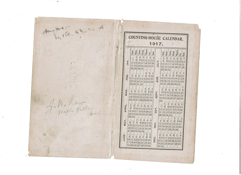 Antique National Diary Planner 1916 Vintage Diary Planner - Etsy