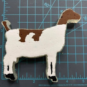 Show Goat / La Mancha / Goat / Regular or Vent Clip / Silicone Freshie ...