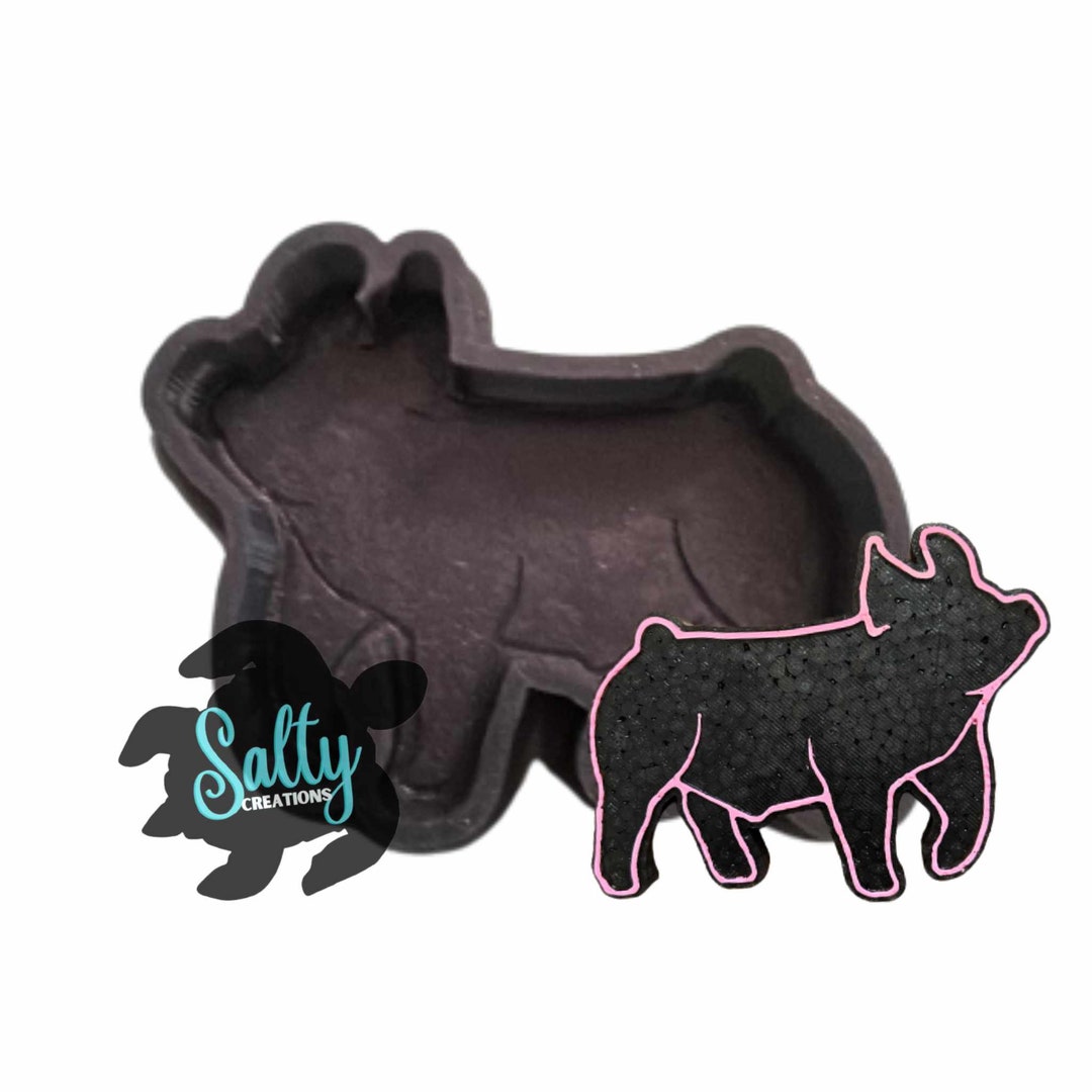 Show Pig - Regular or Vent Clip Size - Freshie, Clay, Soap, Wax ...