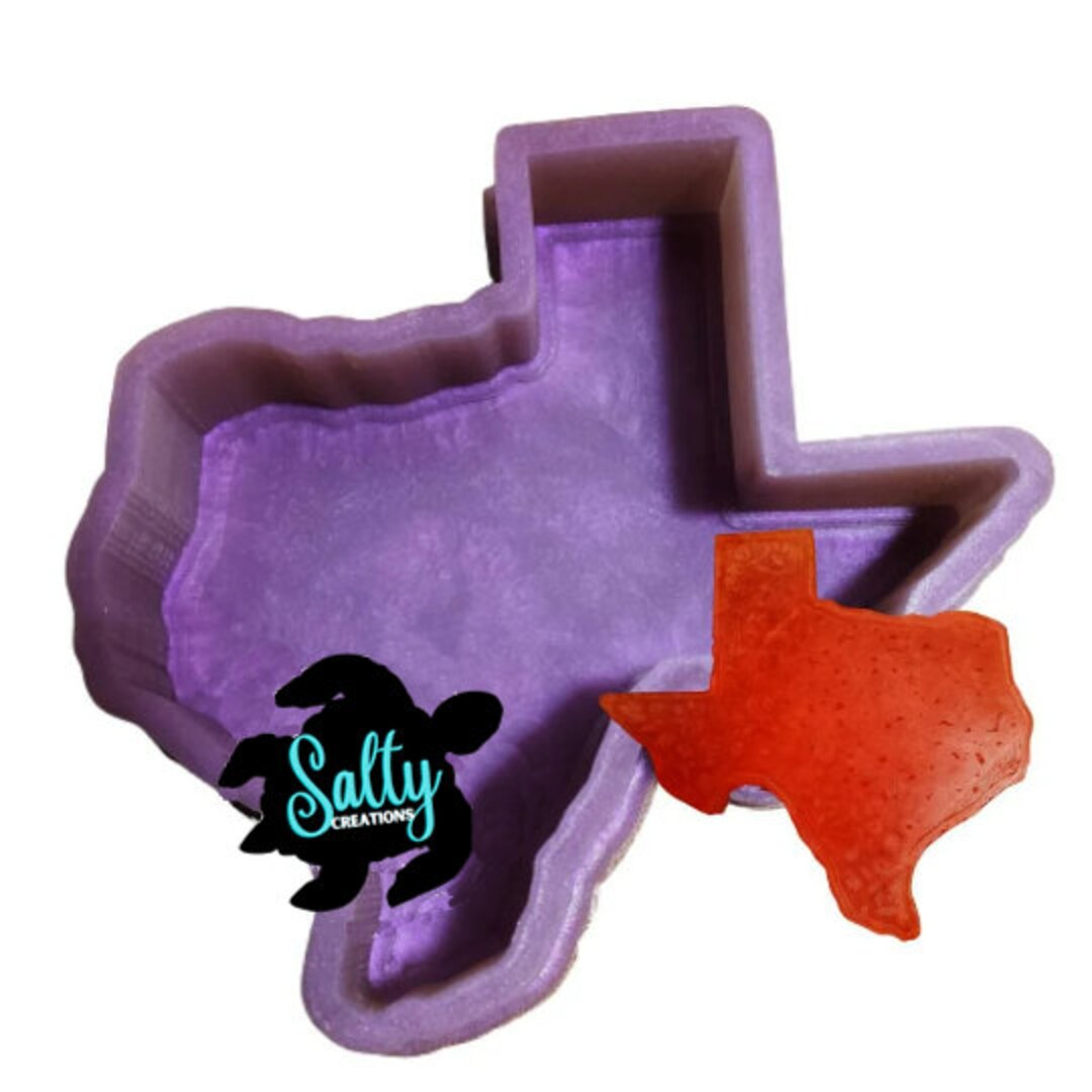 Texas / Regular or Vent Clip / Silicone Mold / Cardstock Molds ...