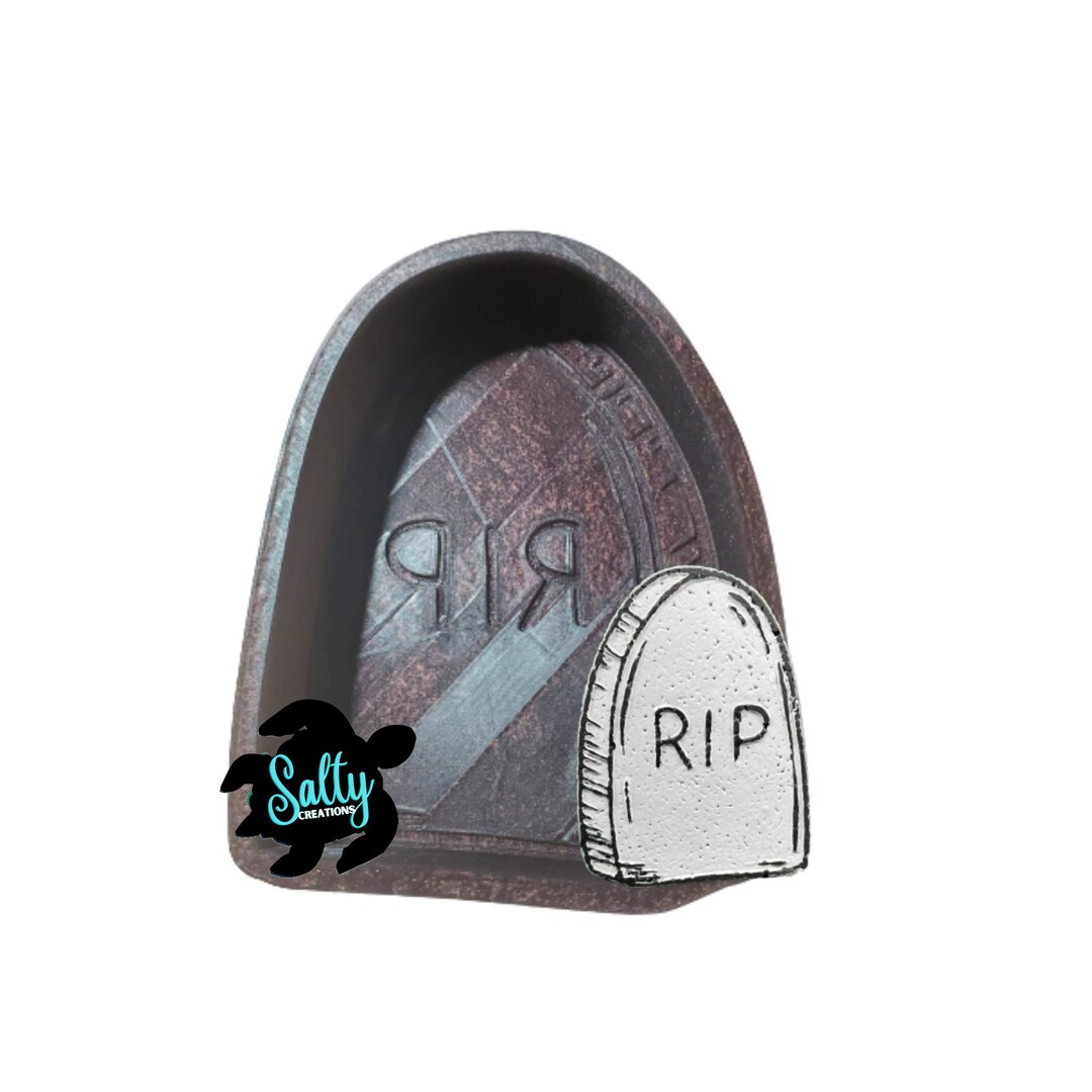 RIP / Headstone / Tombstone / Silicone Freshie Mold / Freshie Mold ...