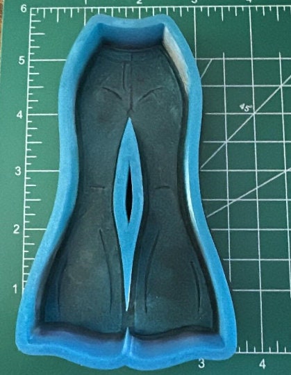 Bell Bottoms / Cardstock Silicone Mold / Silicone Freshie Mold ...