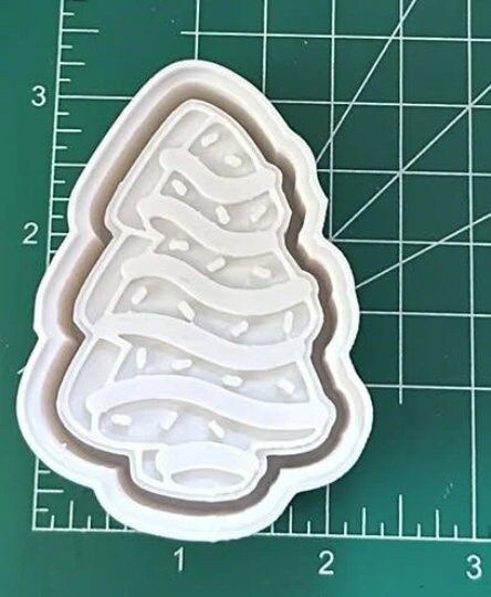 Christmas Tree Cake / Regular or Vent Clip / Freshie Mold / Silicone ...