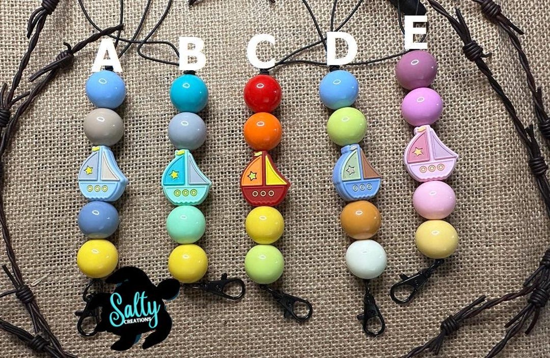 Sail Boat / Boat / Sail / Silicone Beads / Plastic Beads / Freshie ...