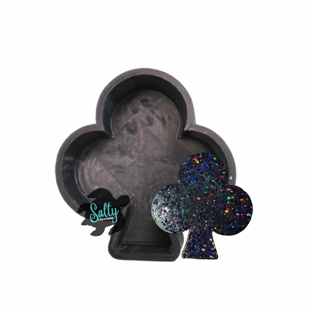 Club / Clubs / Cards / Regular or Vent Clip / Silicone Freshie Mold ...