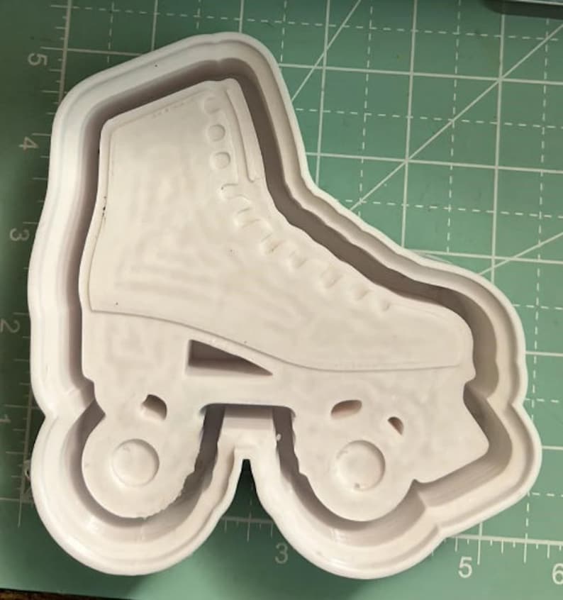 Skate / Regular or Vent Clip / Silicone Freshie Mold / Freshie Mold ...