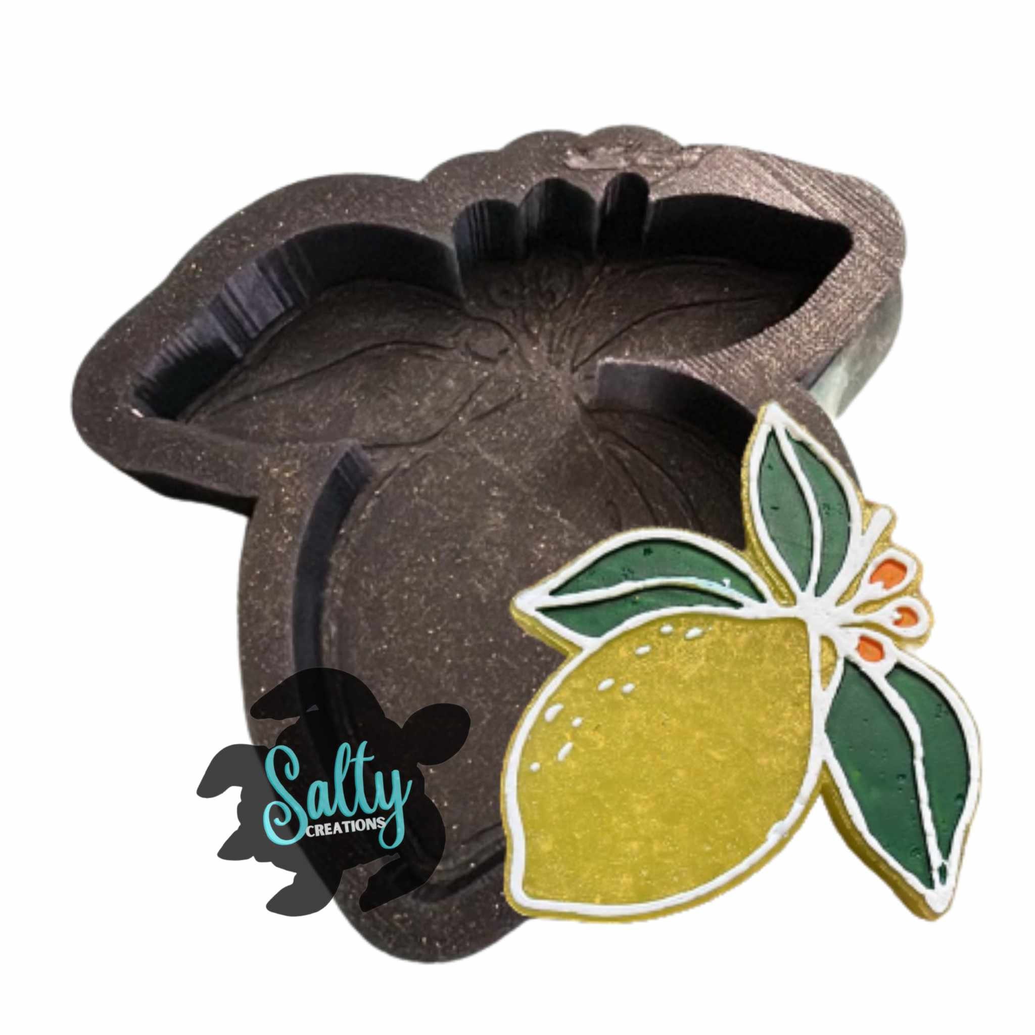 Lemon / Regular or Vent Clip / Silicone Mold / Freshie Mold / Mold ...