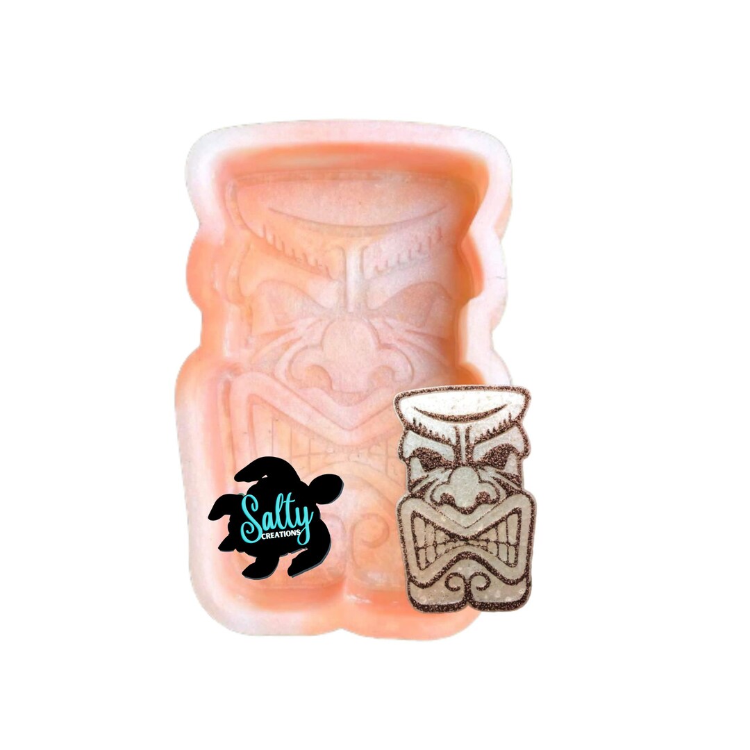 Tiki / Hawaiian / Silicone Freshie Mold / Freshie Mold / Silicone Mold ...