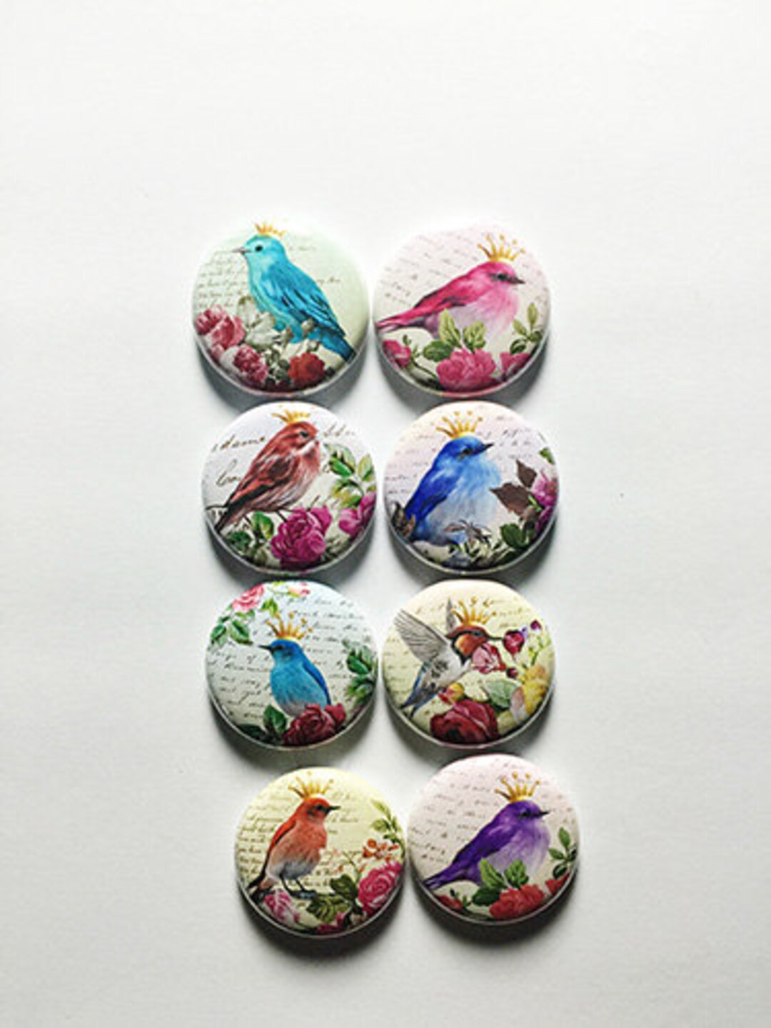 Vintage Birds Flair - Etsy