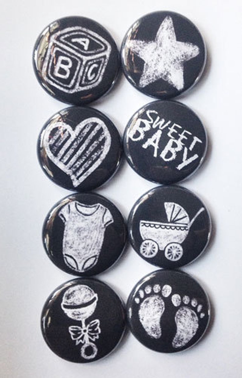 Chalkboard Baby Flair | Etsy