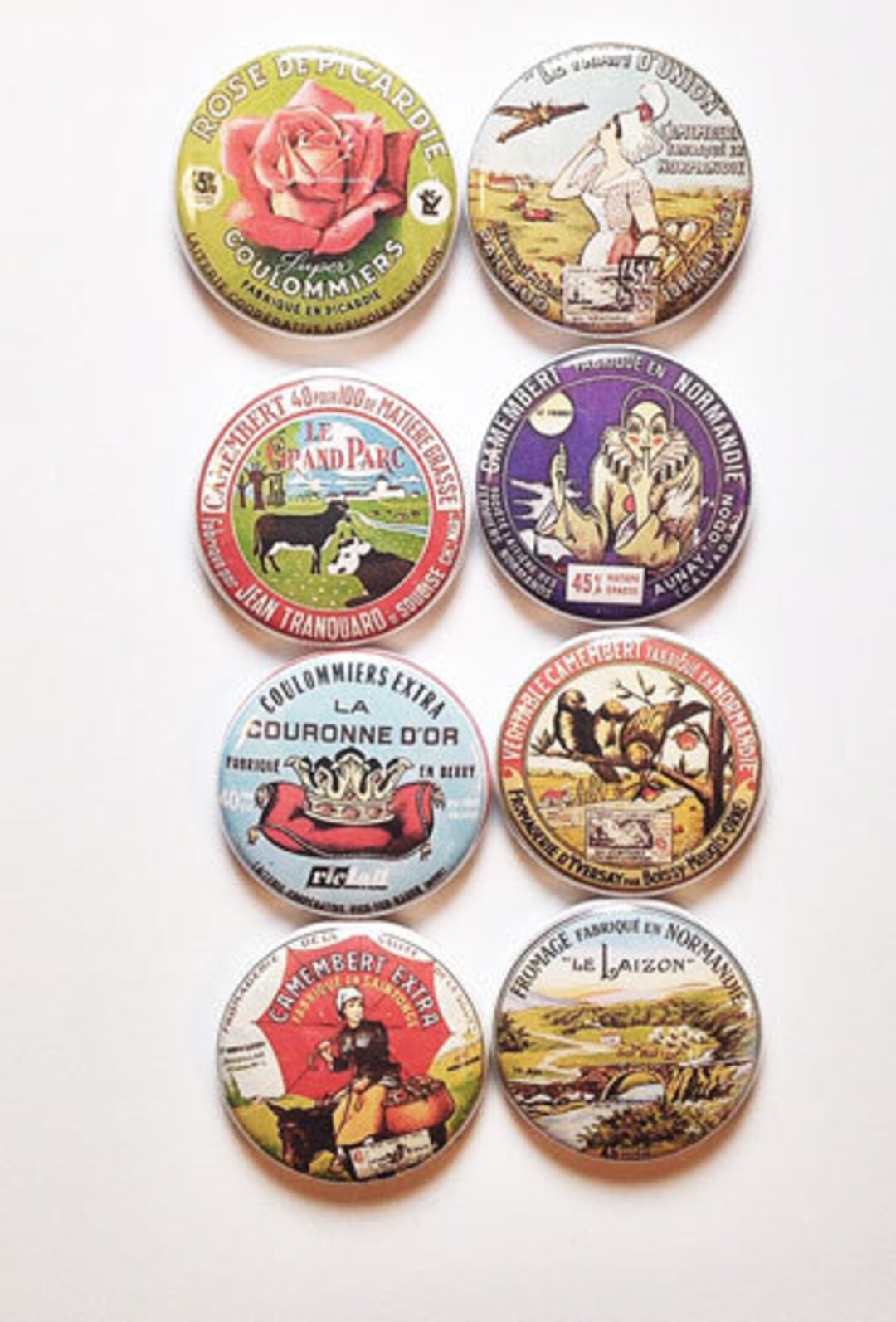 Vintage French Cheese Label Flair - Etsy