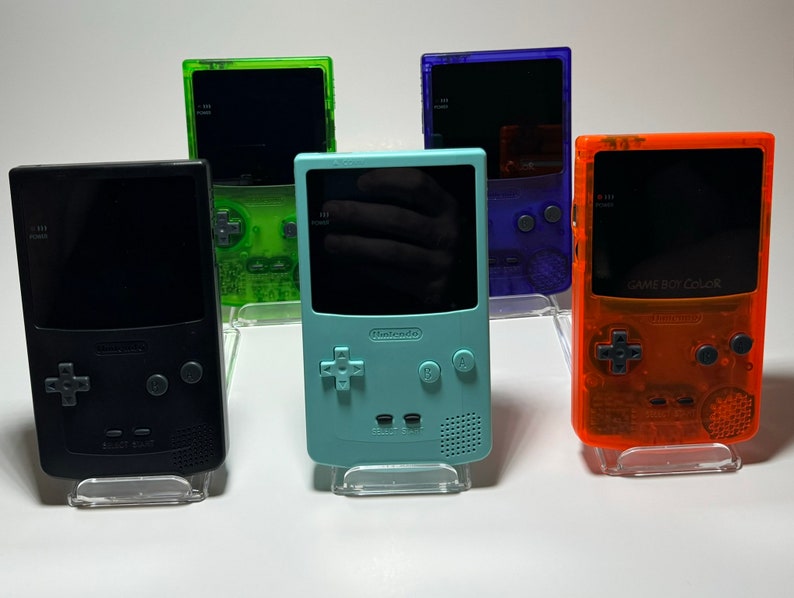 Ocean Blue Gameboy Color With AMOLED Touch Screen - Etsy