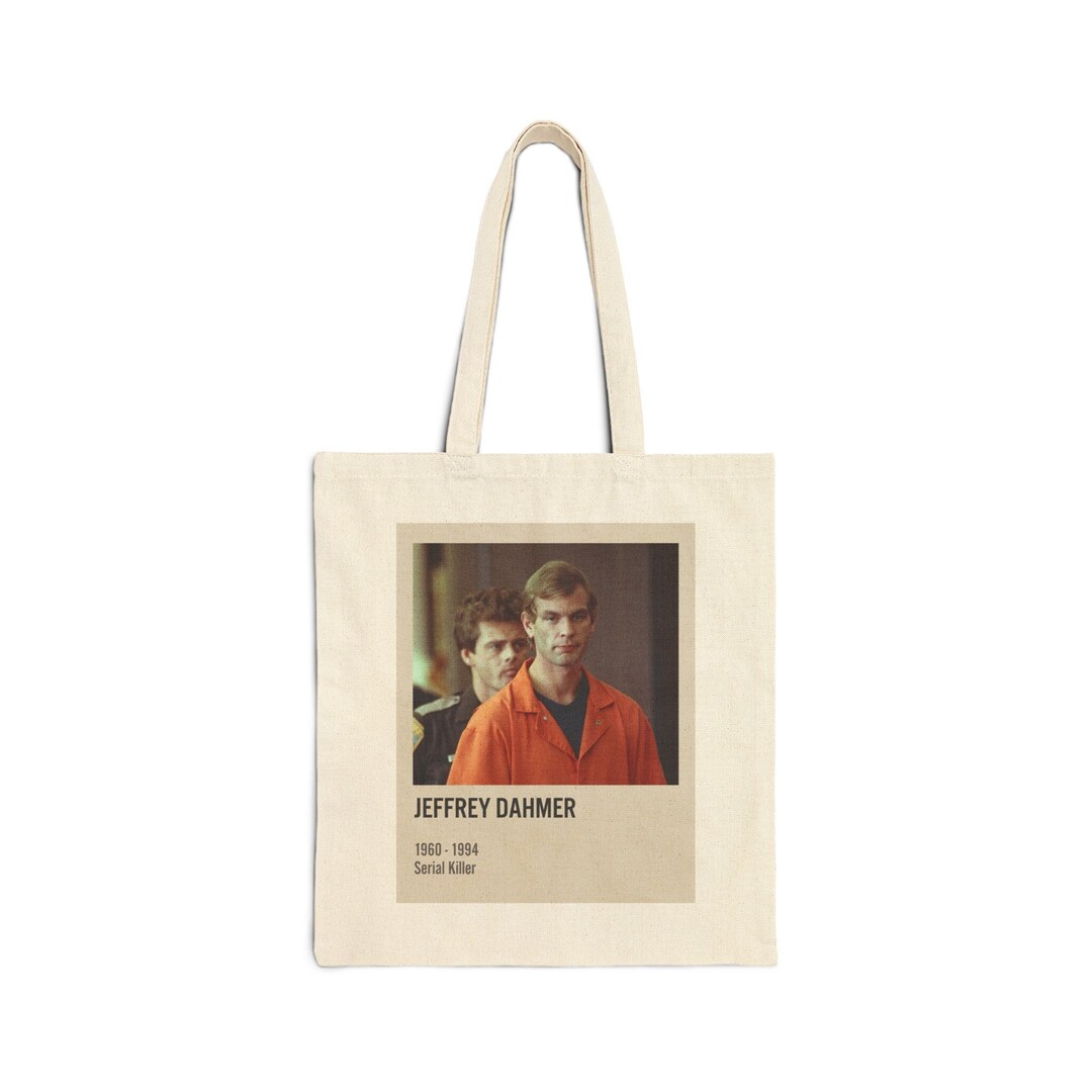 Jeffrey Dahmer Tote Bag Cotton Canvas Milwaukee Cannibal Jeffrey Dahmer ...