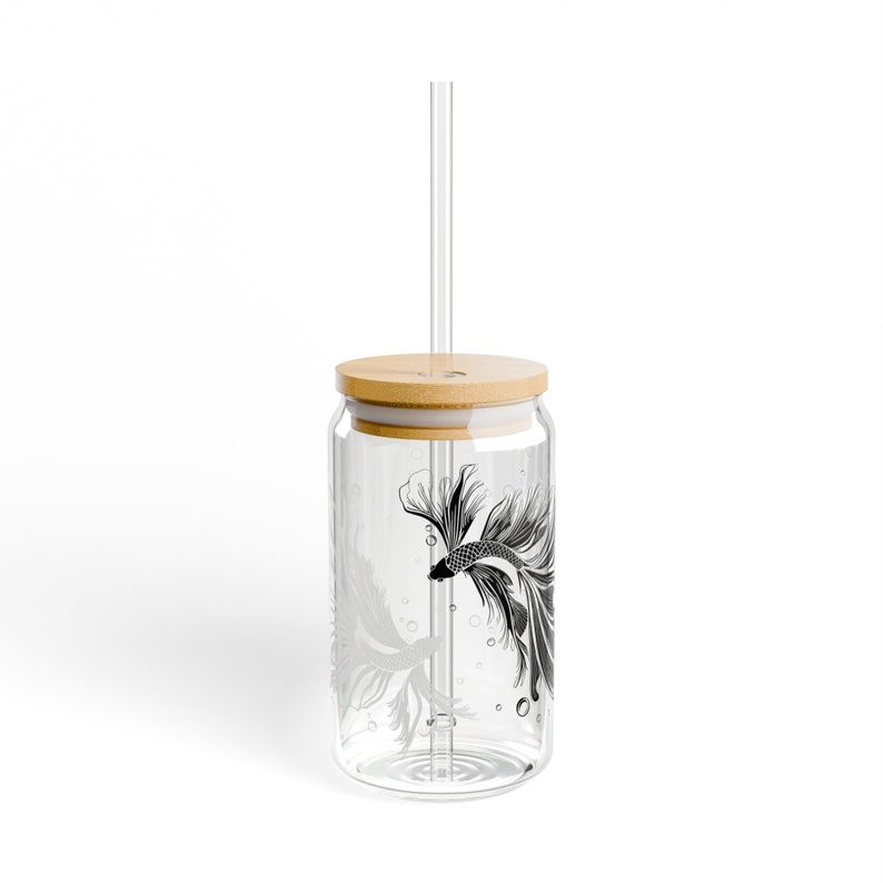 Gojo and Geto Anime Jujutsu Kaisen JJK Betta Fish Glass Cup Tumbler ...