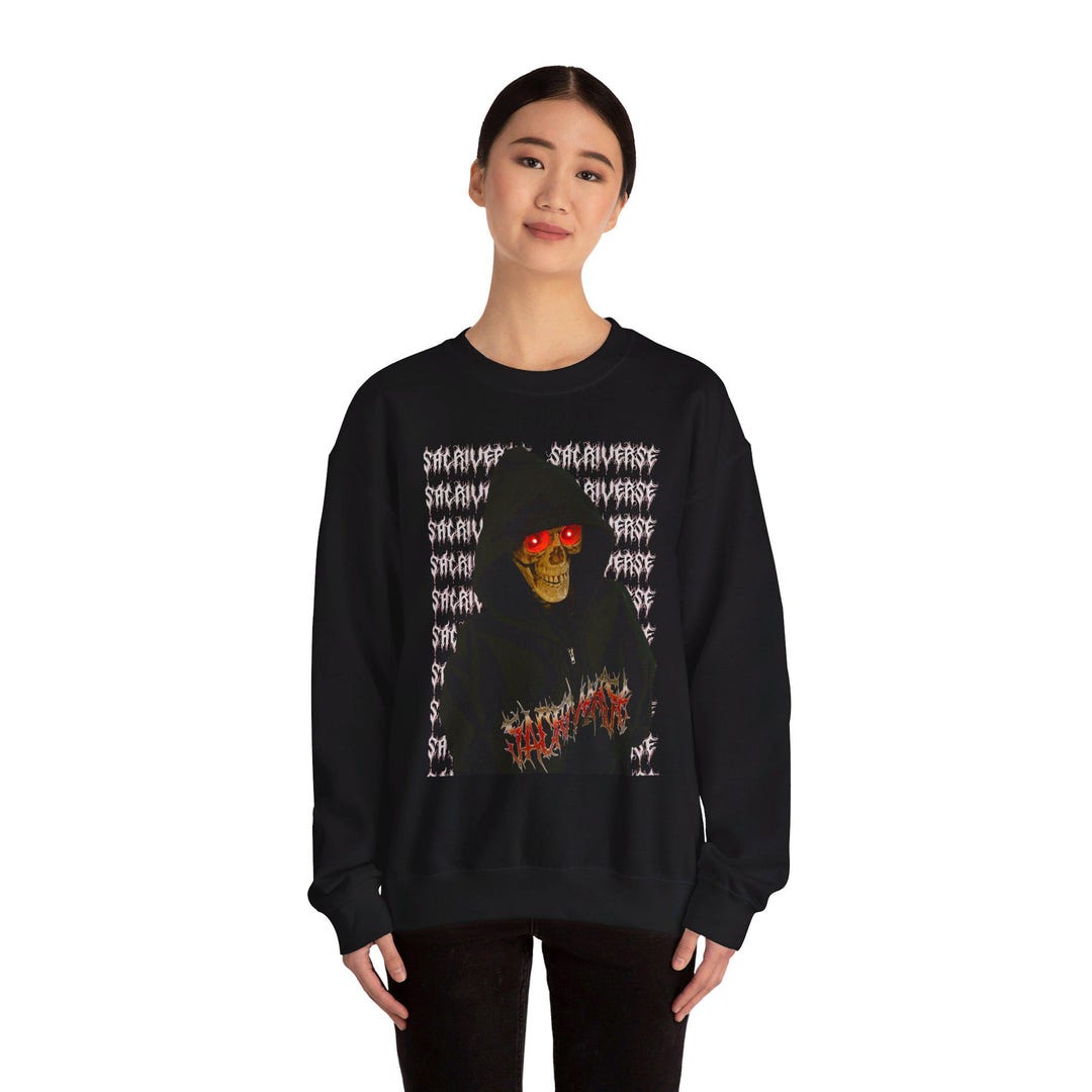 Sacriverse Skeleton Crew Neck - Etsy