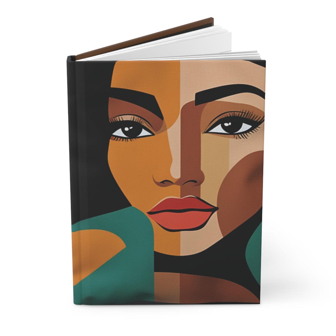HBCU Melanin Journal | Black Woman Hardcover Notebook | African ...
