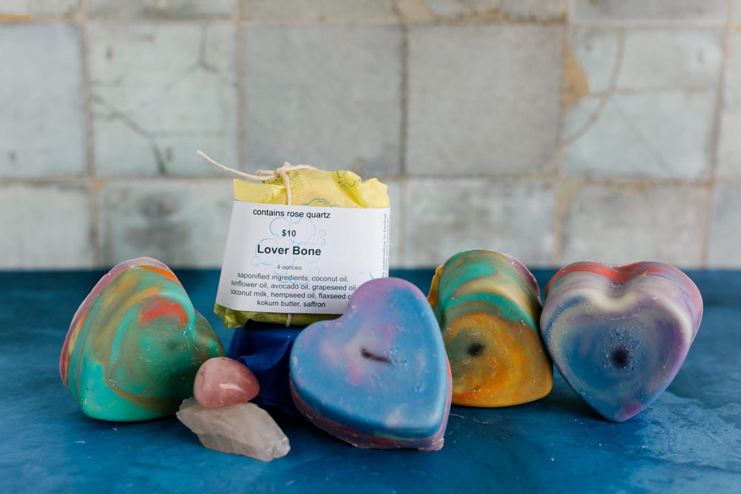 Lover Bone, Stone Soap, Saffron Milk, Unscented, Handcrafted, Unisex ...