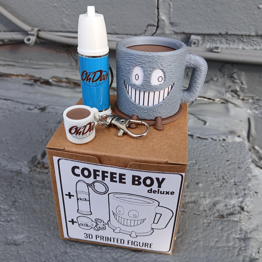 Coffee Boy 3d Printed Figures - Etsy