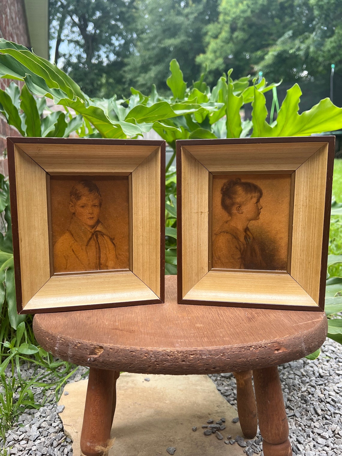 Charlotte” + “peter” | Vintage Edward Gross Co. Framed Prints - Pair - Etsy