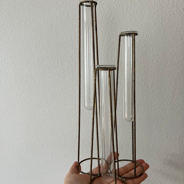 Metal Vase Test Tube - Etsy