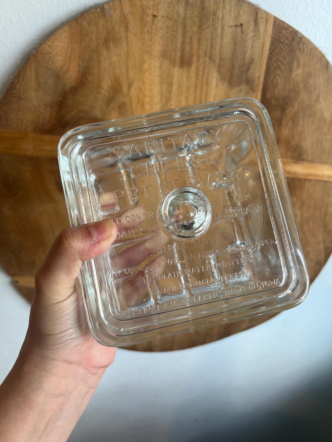 Vintage Maytag Dairy Sanitary Cheese Preserver | Lidded Dish - Etsy