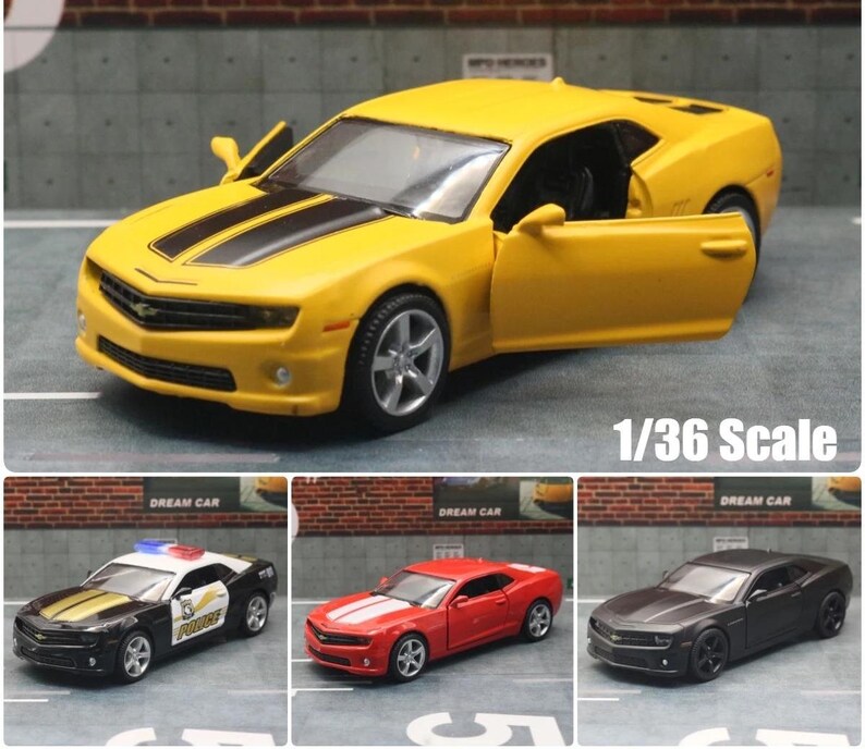 1:36 Chevrolet Camaro SS Sedan, Die Cast Metal, Miniature Model Toy Car ...