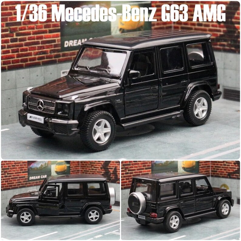 Mercedes-benz G63 AMG G-class, Die Cast Metal, Miniature Model Toy Car ...