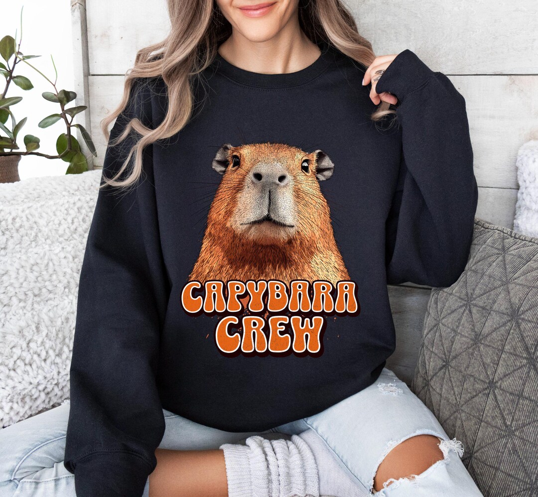 Capybara Crew T-shirt, Capybara Group Tee, Capybara Lover Shirt, Capybara Lover Gift, Rodent Tee ...