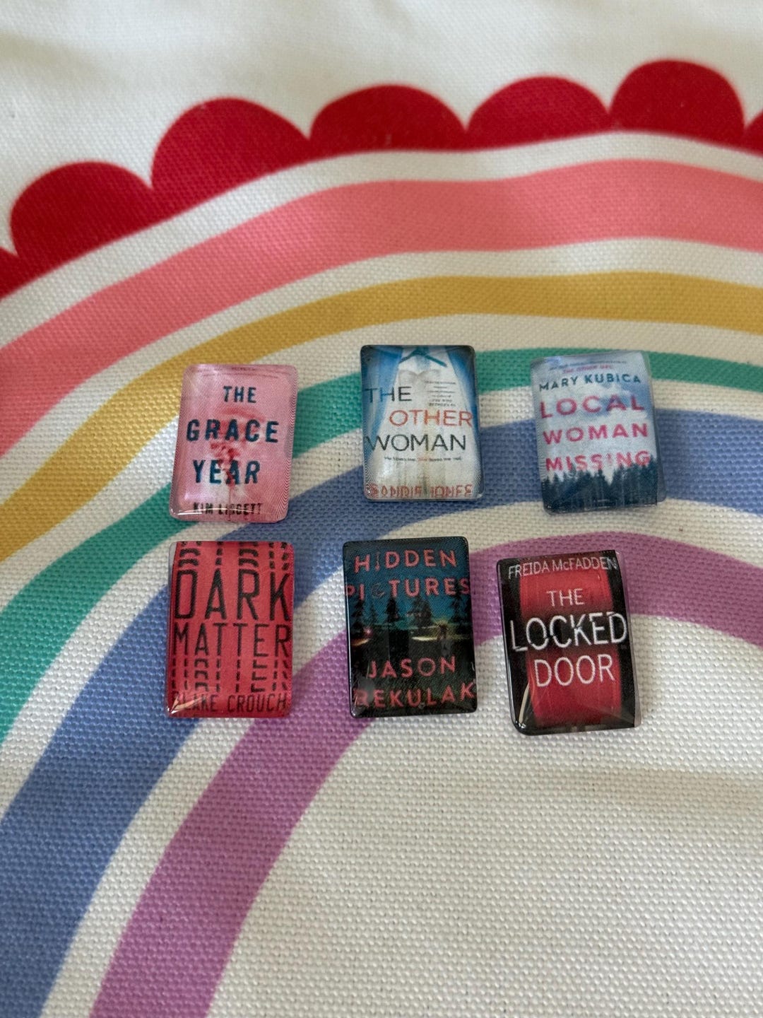 Thriller Mini Book Cover Pin, Book Lover Gift - Etsy