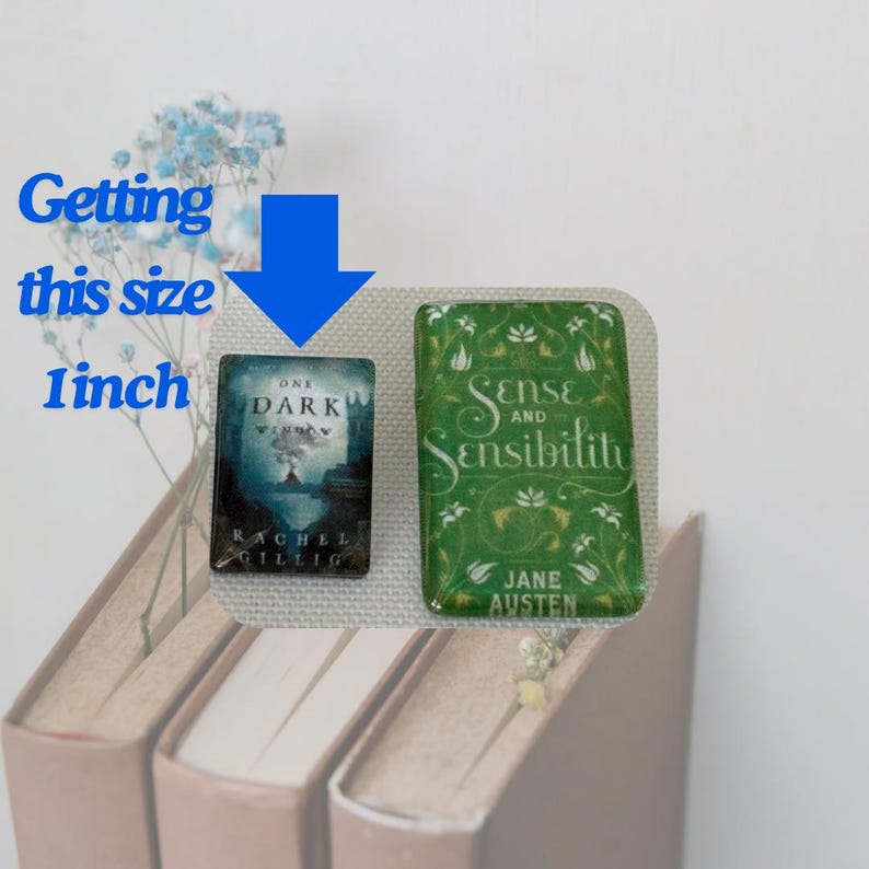 Mini Book Cover Pin Collection: Book Lover Gift (1”) - Etsy