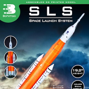 SLS Rocket | Space Launch System | Artemis I | Plastic Model | NASA ...