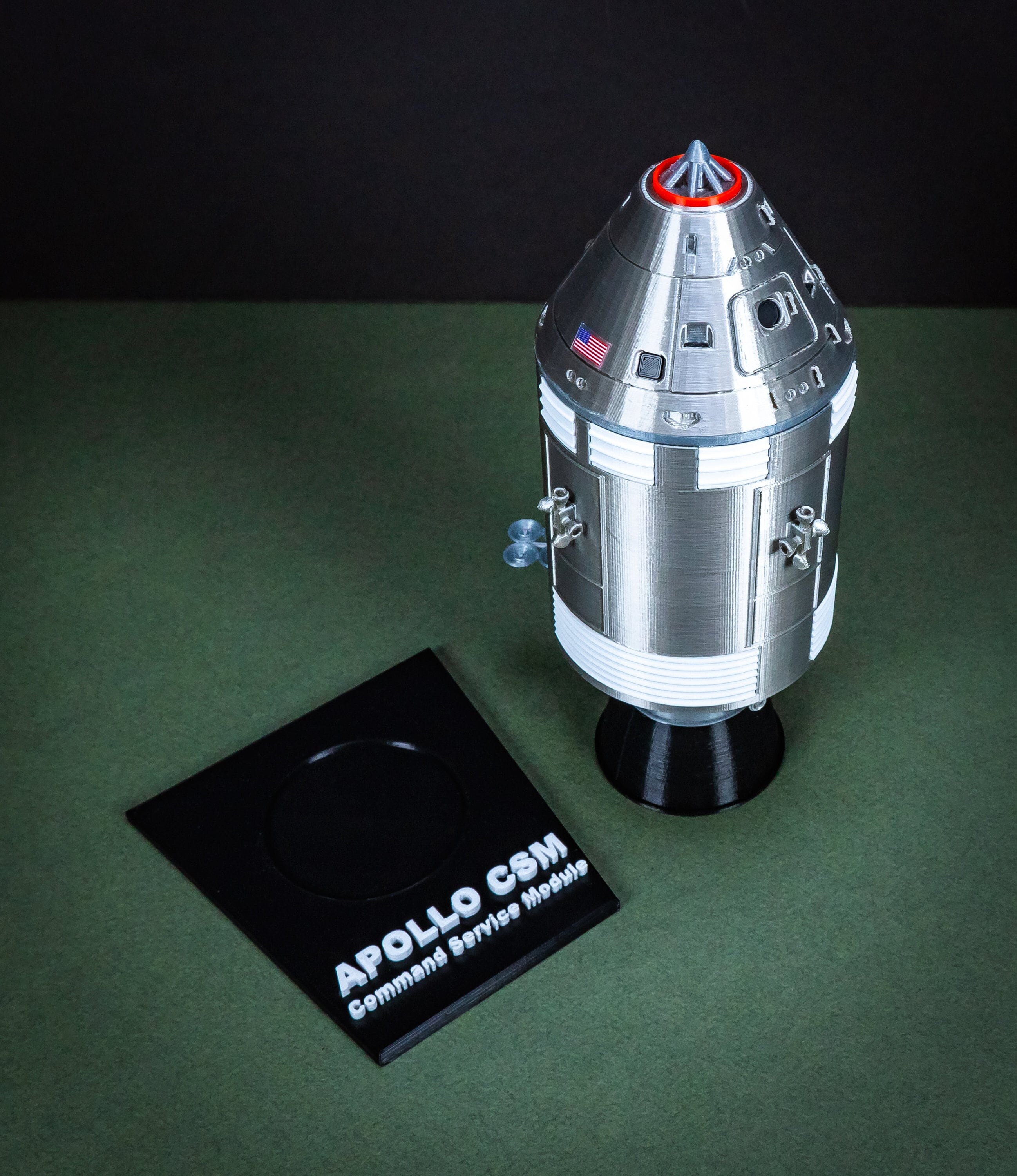 Apollo CSM Plastic Model Rocket Nasa Scale 1:48 Spacecraft 3d Printing ...