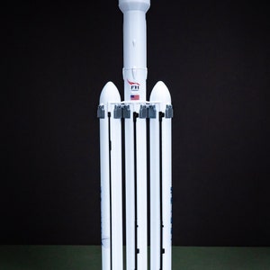 FALCON HEAVY | Plastic Model | Rocket | Spacex | NASA | Scale 1:144 ...