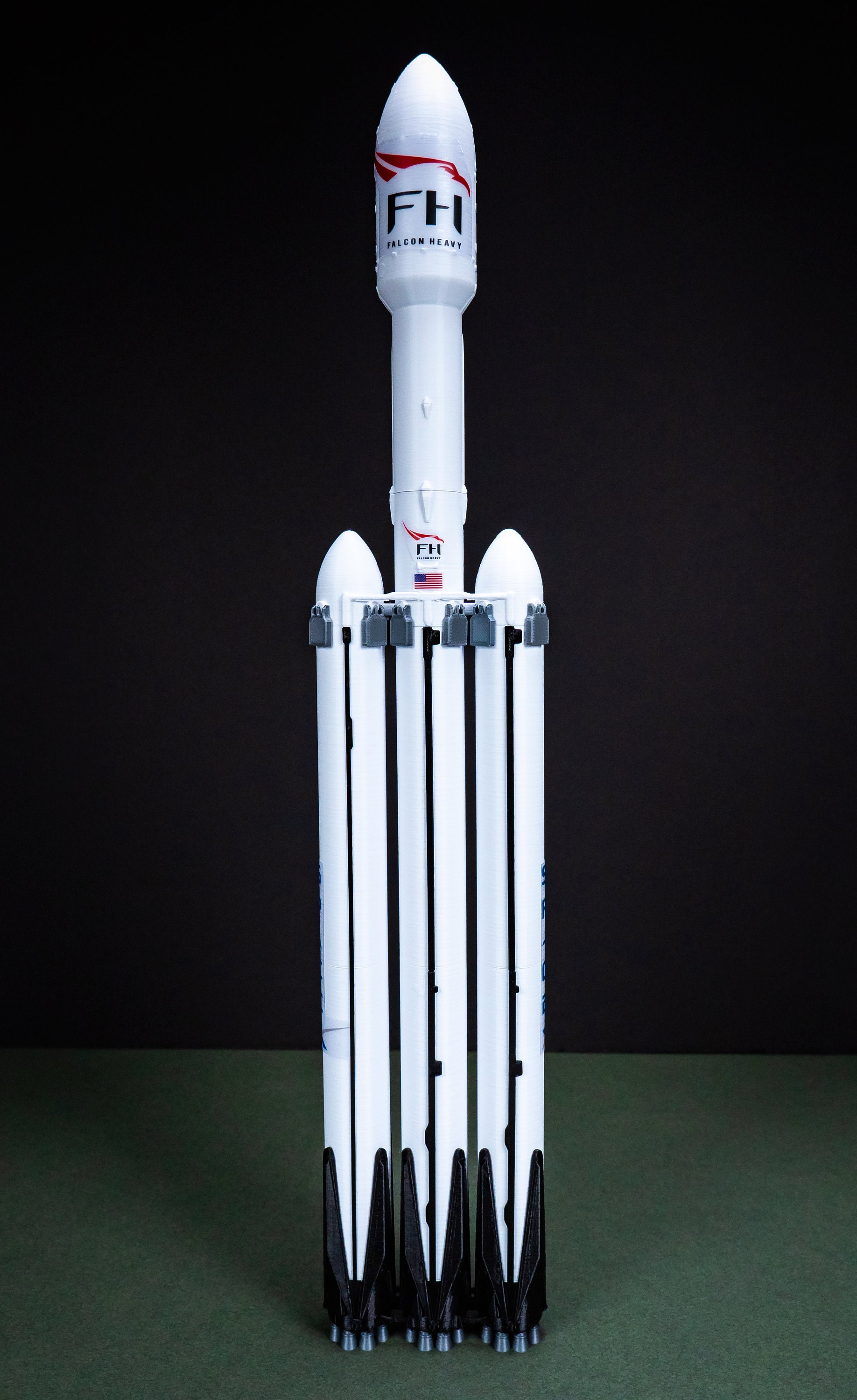 FALCON HEAVY | Plastic Model | Rocket | Spacex | NASA | Scale 1:144 ...