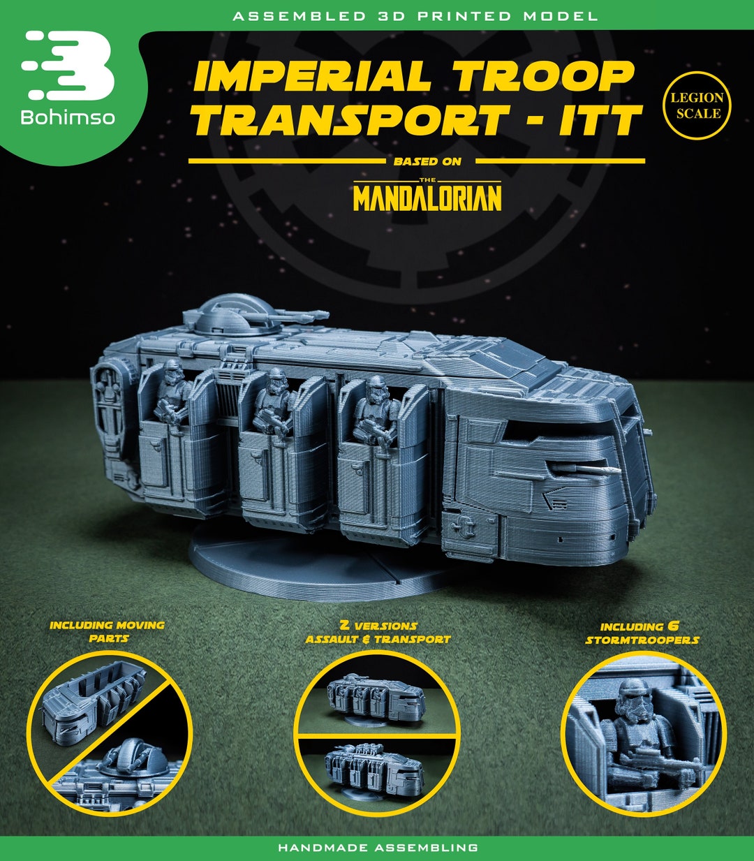 The imperial Troop Transport (itt) | Legion | Star Wars | Rpg ...