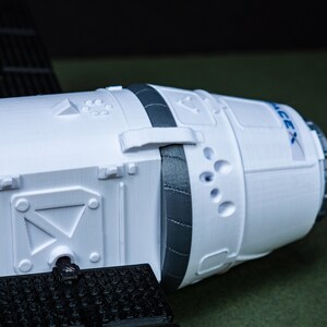 Dragon Cargo | Plastic Model | Capsule | Spacex | Spacecraft | 3d ...