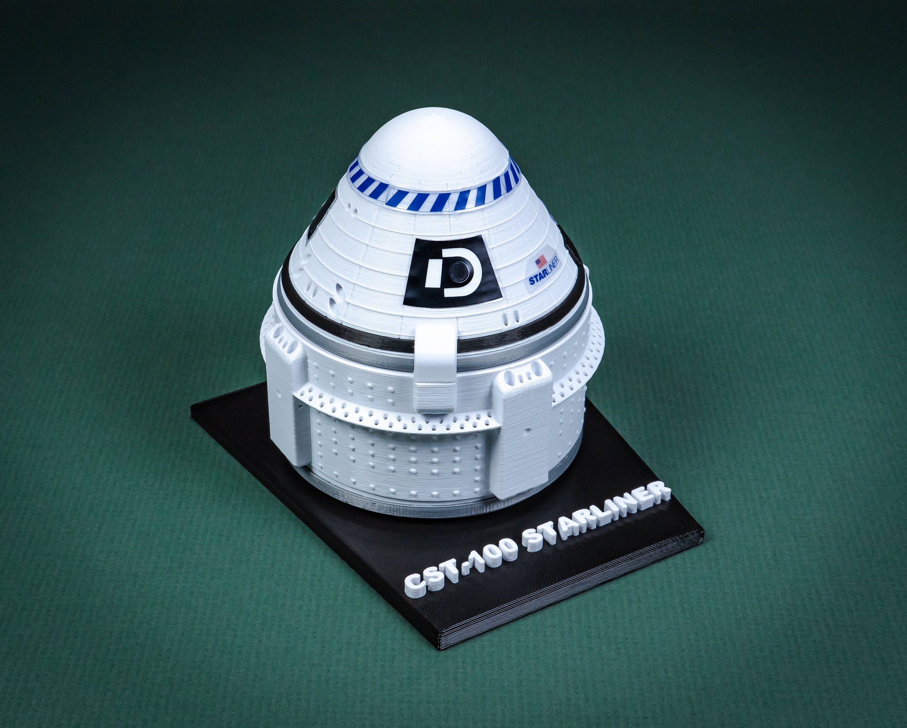 Boeing CST-100 Starliner Spaceship | Plastic Model | Nasa | Capsule | Spacecraft | 3d Printing ...