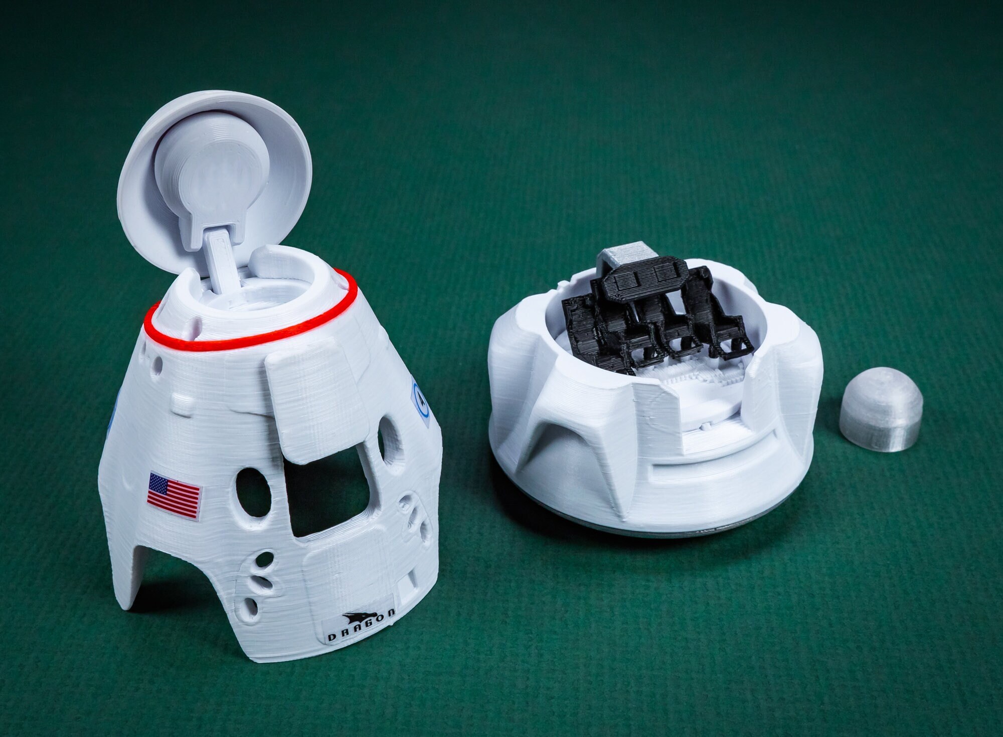Dragon 2 Inspiration 4 | Plastic Model | Spacex | Nasa | Capsule ...