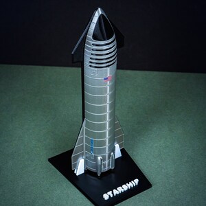 Starship Spaceship Basic | Plastic Model | Rocket | Spacex | Spacecraft ...