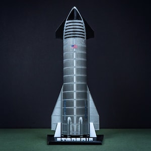 Starship Spaceship Basic | Plastic Model | Rocket | Spacex | Spacecraft ...