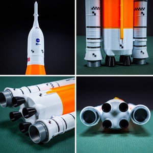 SLS Rocket | Space Launch System | Artemis I | Plastic Model | NASA ...