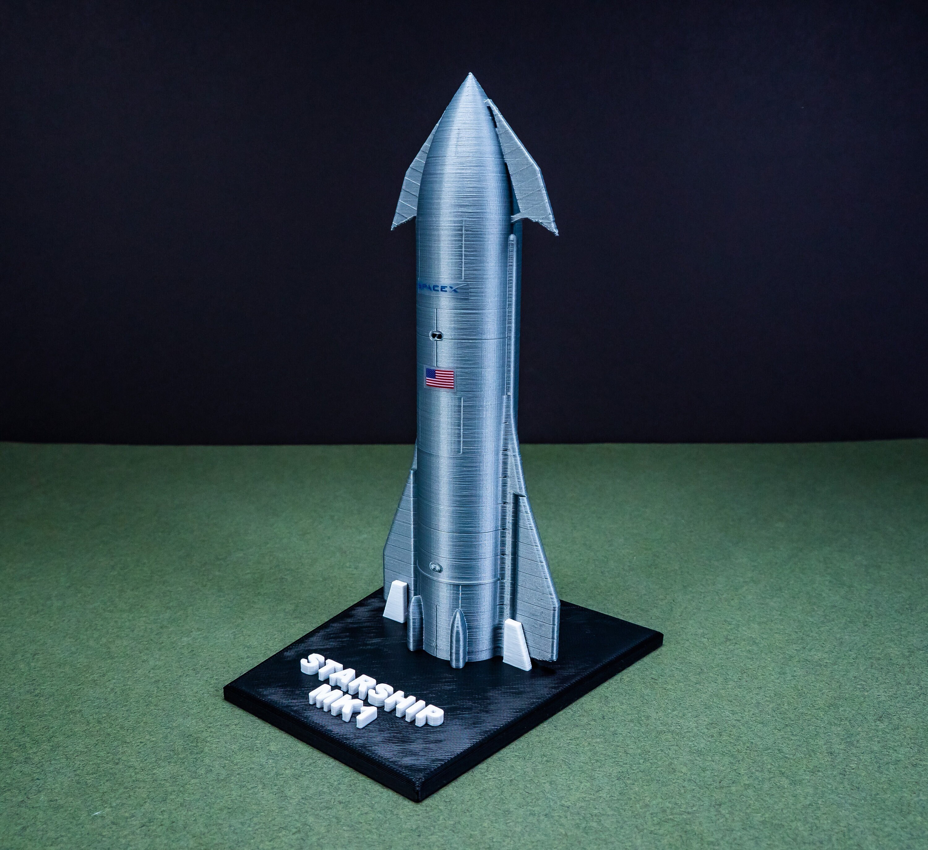 Starship MK1 Plastic Model Test Vehicle Prototype Rocket Spacex ...