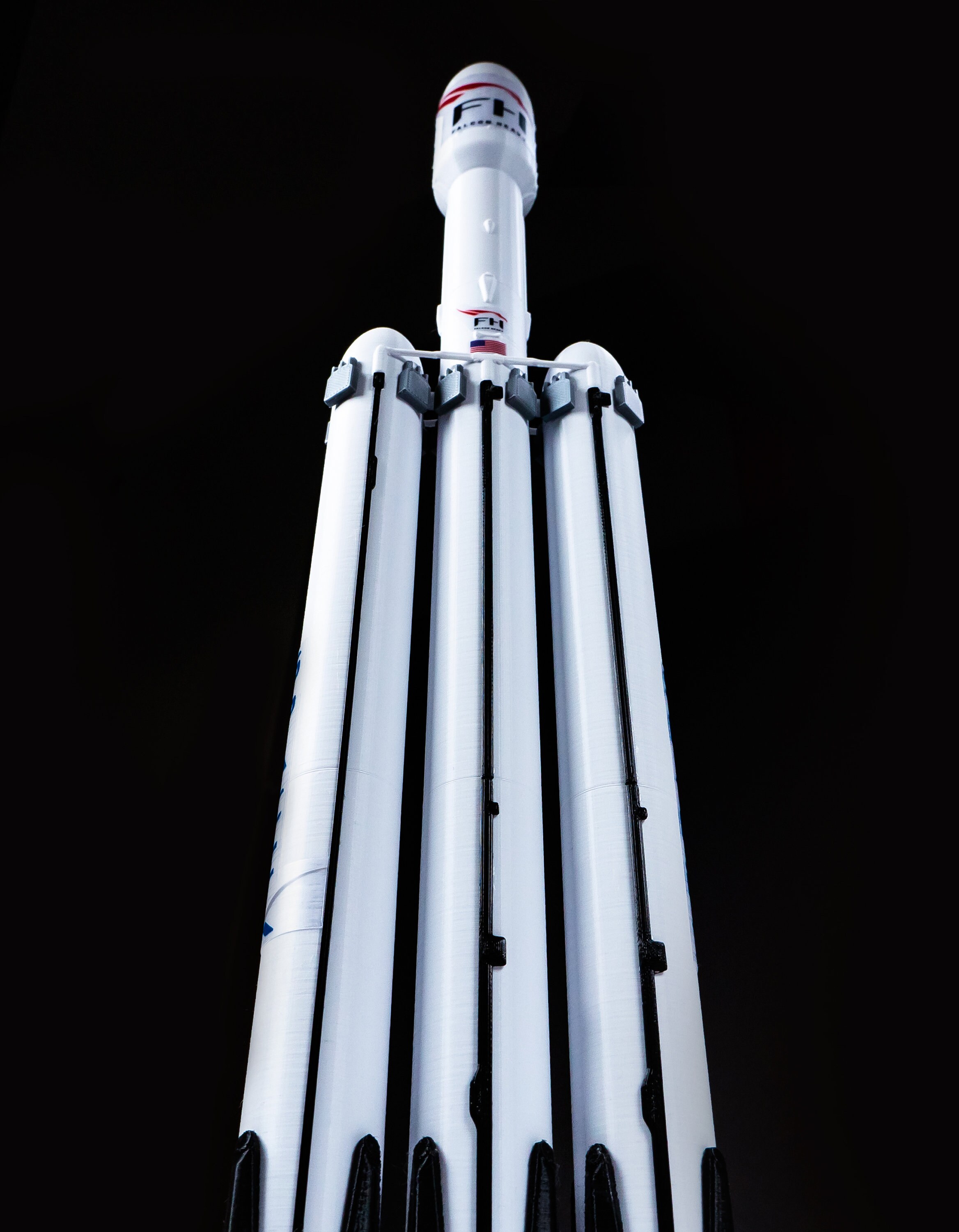 FALCON HEAVY | Plastic Model | Rocket | Spacex | NASA | Scale 1:144 ...