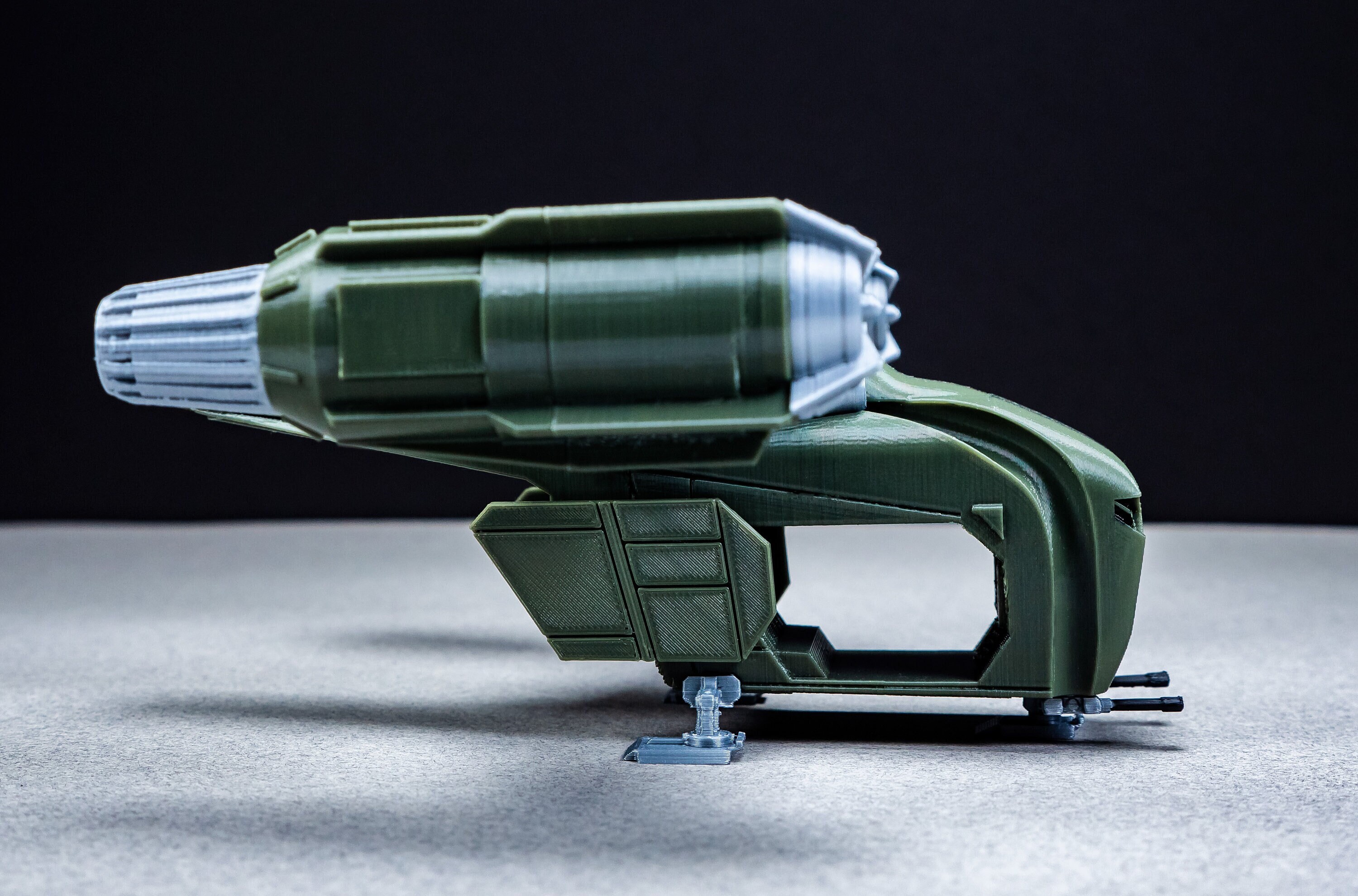 SS-54 Assault Spaceship Suri's Ship Halo Clone Wars Plastic Model ...